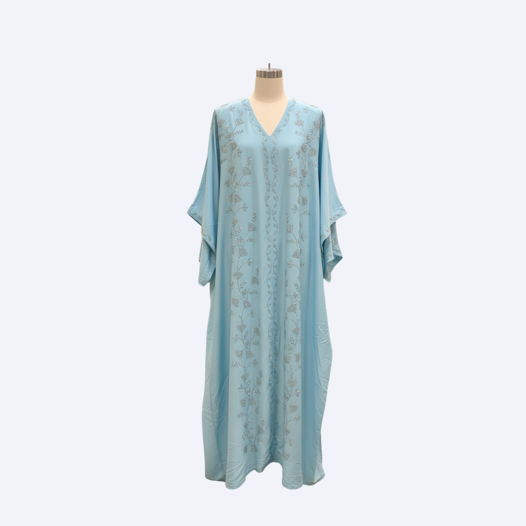 Jubah Manik Fan – Sky Blue – Al Bukhari Brunei
