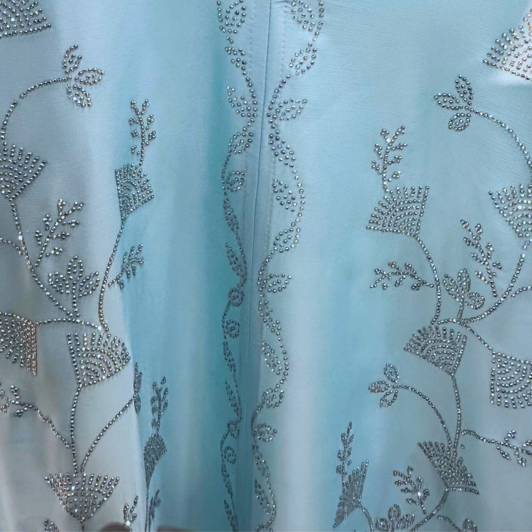 Jubah Manik Fan – Sky Blue – Al Bukhari Brunei